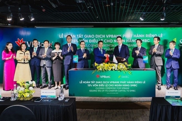 VPBank hoàn tất giao dịch phát hành riêng lẻ 15% cổ phần cho SMBC | Tạp chí Kinh tế và Dự báo