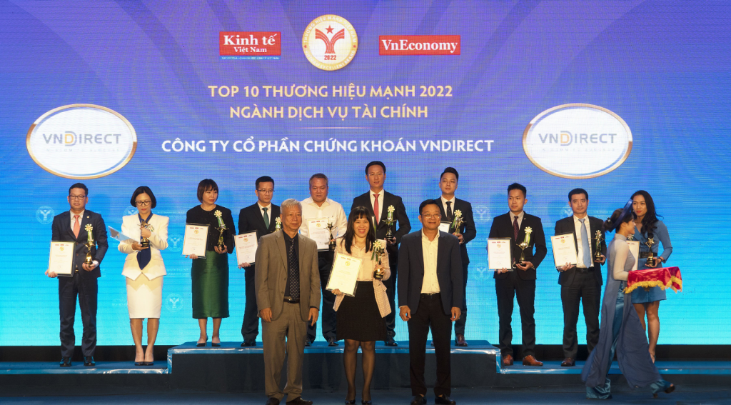 VNDIRECT lần thứ 2 liên tiếp được vinh danh là thương hiệu mạnh Việt ...